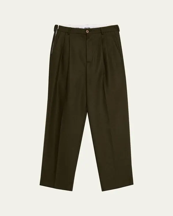 MAGLIANO Signature Wool Double-pleat Trousers