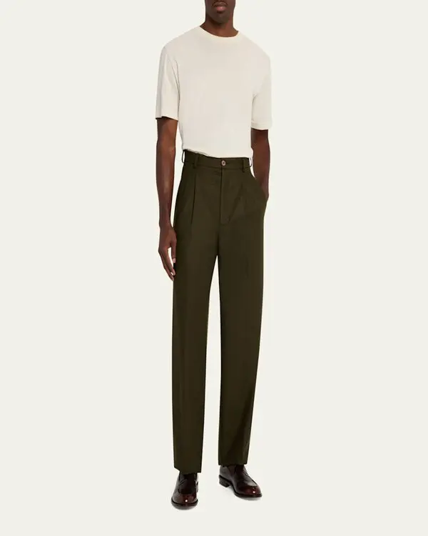 MAGLIANO Signature Wool Double-pleat Trousers