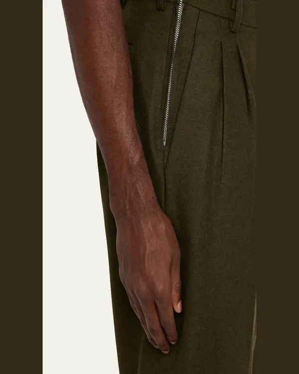 MAGLIANO Signature Wool Double-pleat Trousers