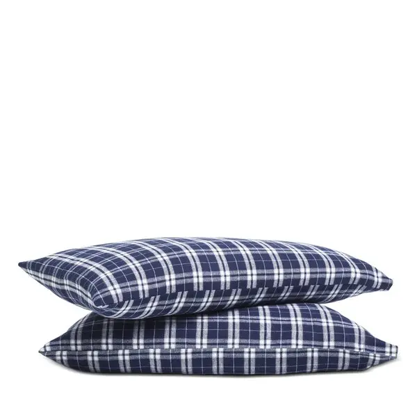PETITE PLUME Tartan Flannel Sheet Set, Full - Oxford Tartan