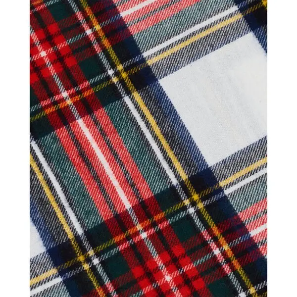 PETITE PLUME Tartan Flannel Sheet Set, King - Balmoral Tartan