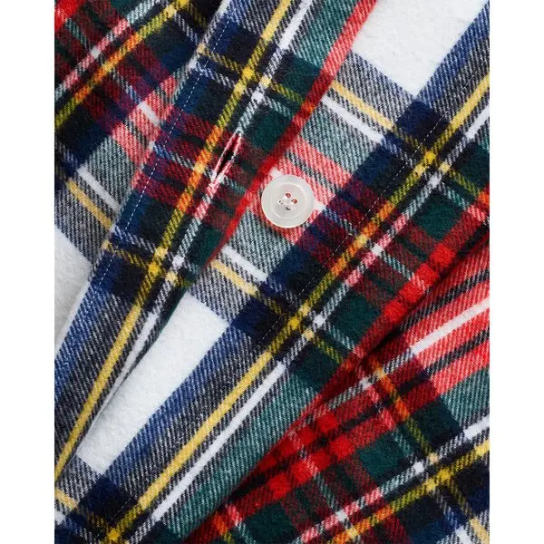 PETITE PLUME Tartan Flannel Duvet Set, Twin - Balmoral Tartan