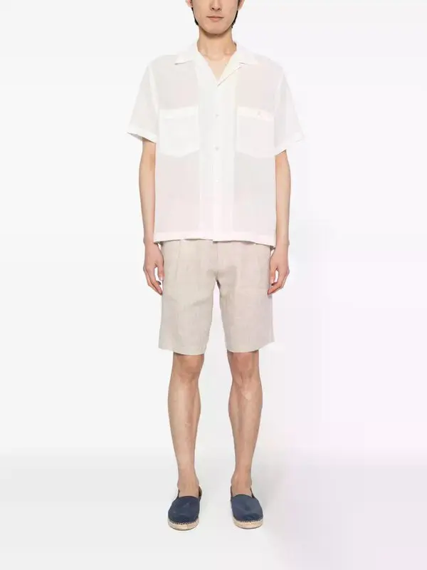 Eleventy Linen Bermuda Shorts