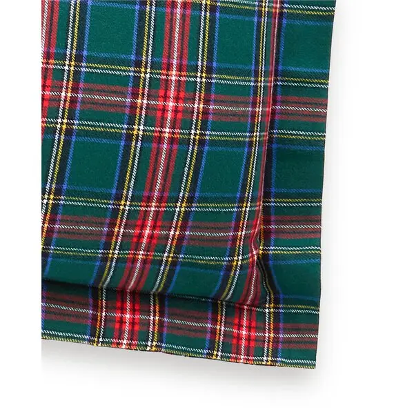 PETITE PLUME Tartan Flannel Sham, Euro - Kensington Tartan