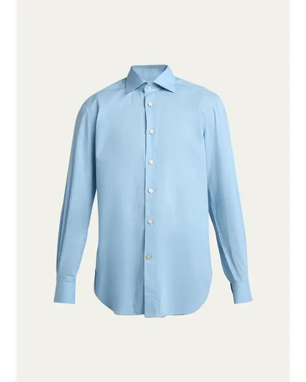 Kiton Cotton Classic Fit Button-down Shirt