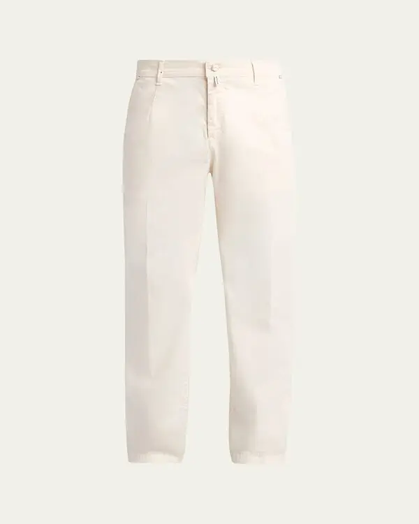 Kiton Straight Leg Cotton-stretch Pants