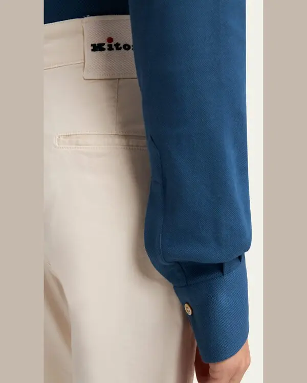 Kiton Straight Leg Cotton-stretch Pants