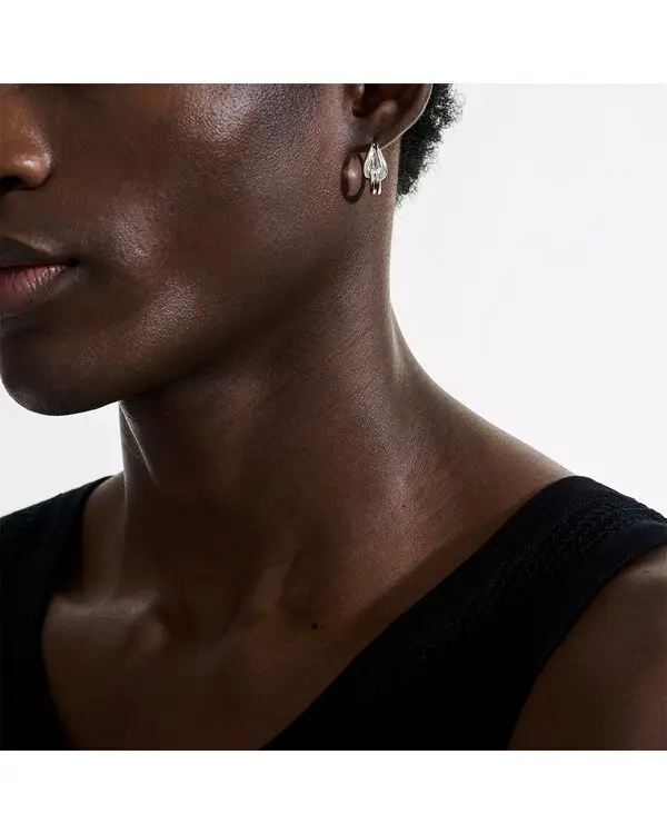 John Hardy Sterling Polished Hoop Earrings - Silver