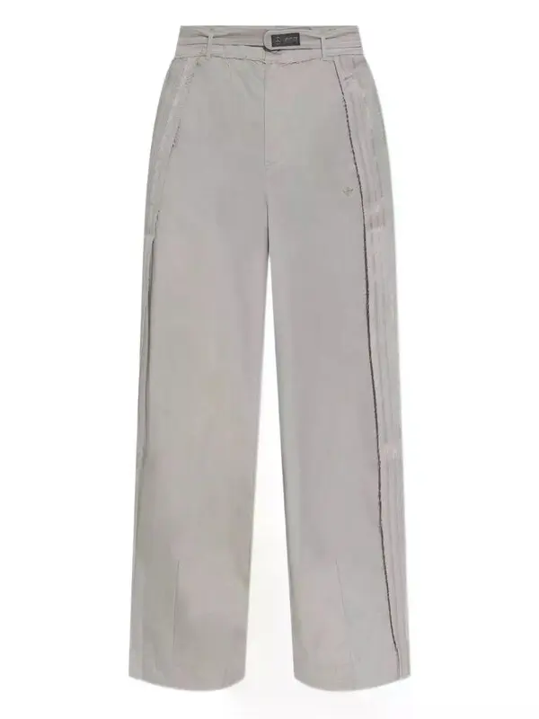 Adidas X Mercedes Frayed Stripe Trousers