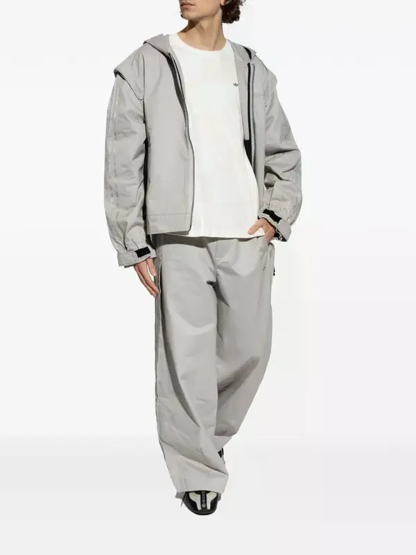 Adidas X Mercedes Frayed Stripe Trousers