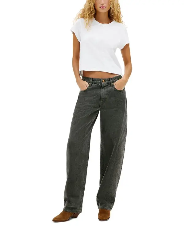SLVRLAKE Ella Mid-rise Tapered Jeans - Keystone Mountain