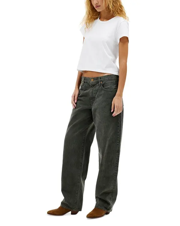 SLVRLAKE Ella Mid-rise Tapered Jeans - Keystone Mountain