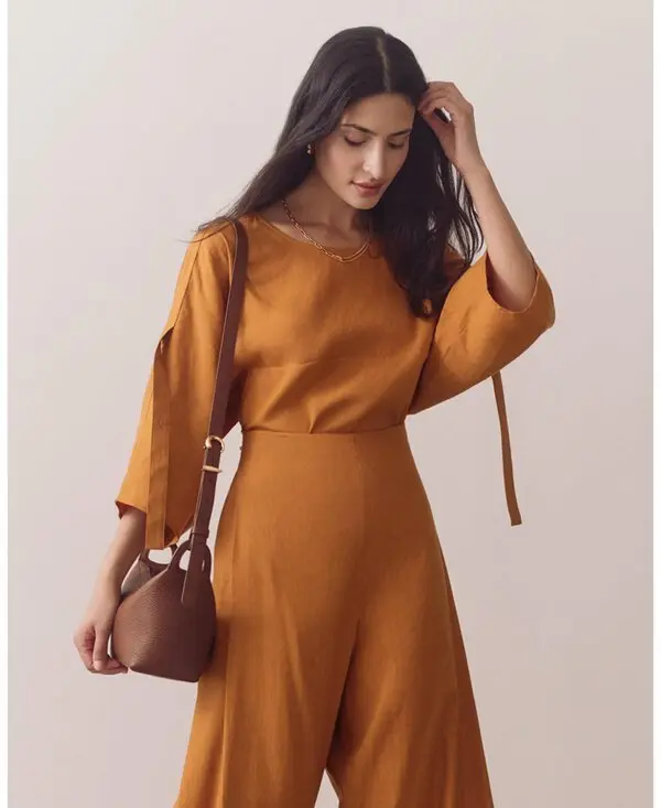 Cuyana Mini Paloma Bag - Dark Chestnut