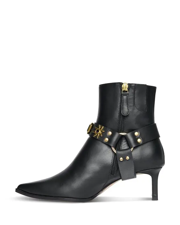 Freda Salvador Haden Embellished Leather Booties