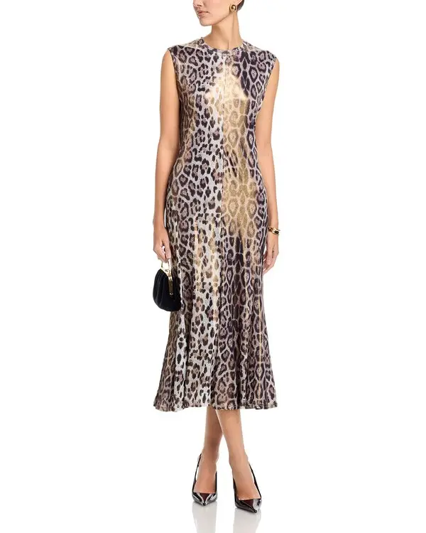 NANCY YANG Fitted Maxi Dress