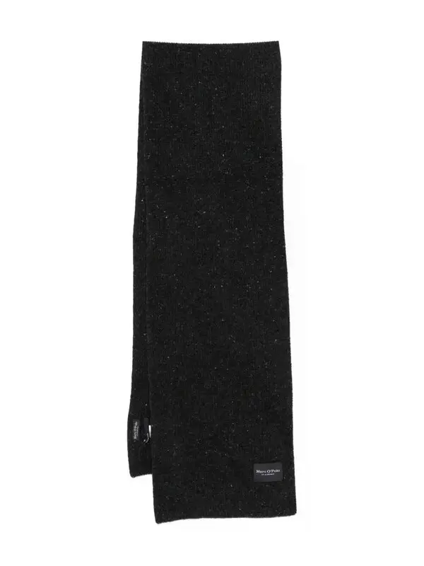 Marc O'polo Melange-effect Scarf - Grey