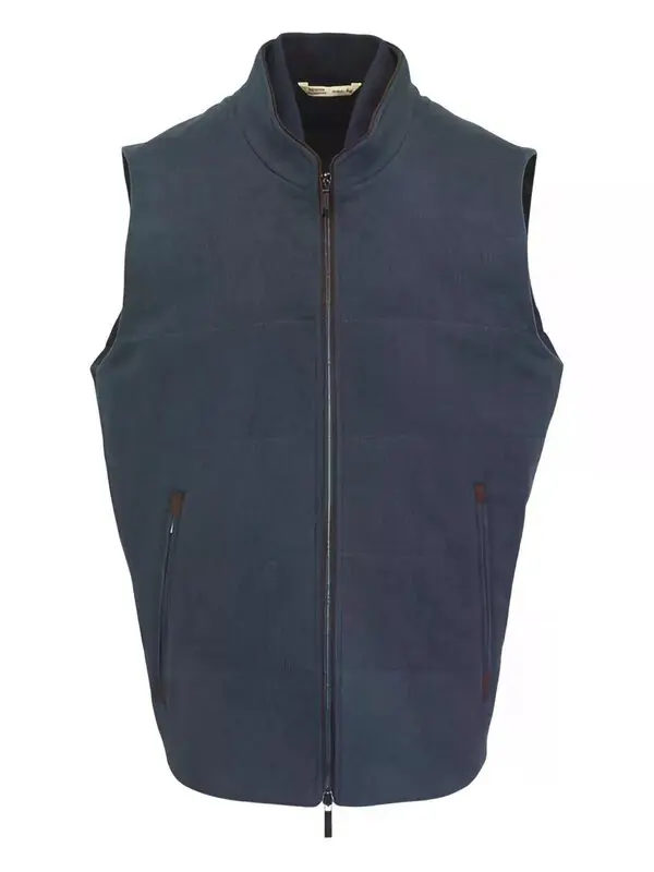 MAURIZIO BALDASSARI Zip-fastening Gilet - Blue