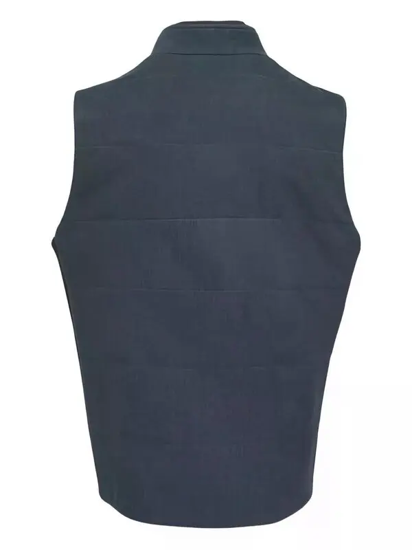MAURIZIO BALDASSARI Zip-fastening Gilet - Blue