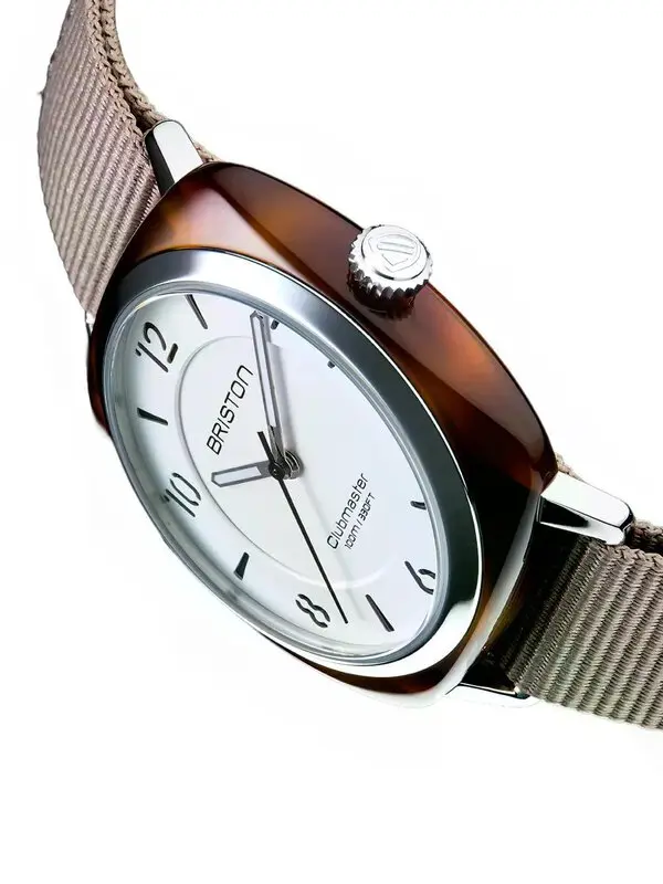 BRISTON Clubmaster Chic 36mm Watch - White