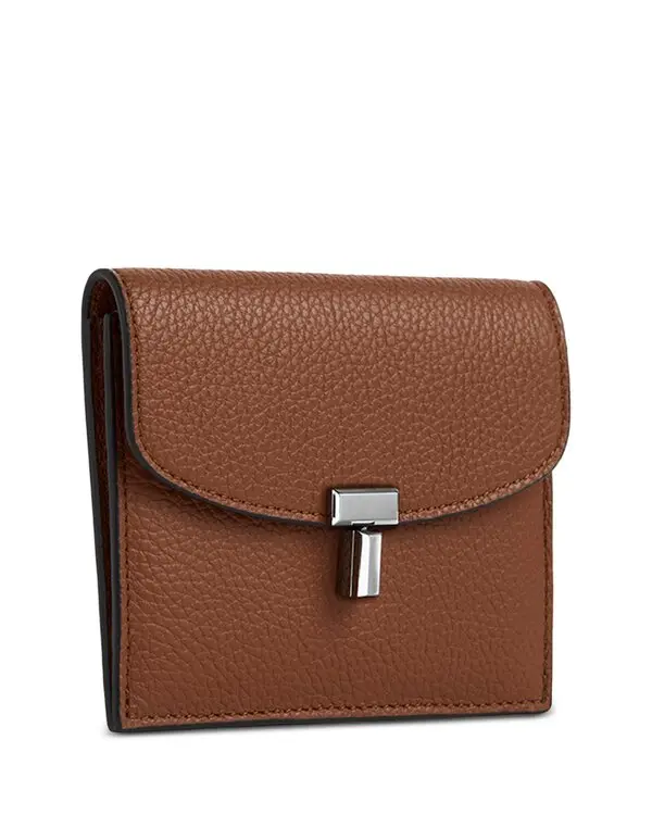 TOTEME T-lock Leather Card Case