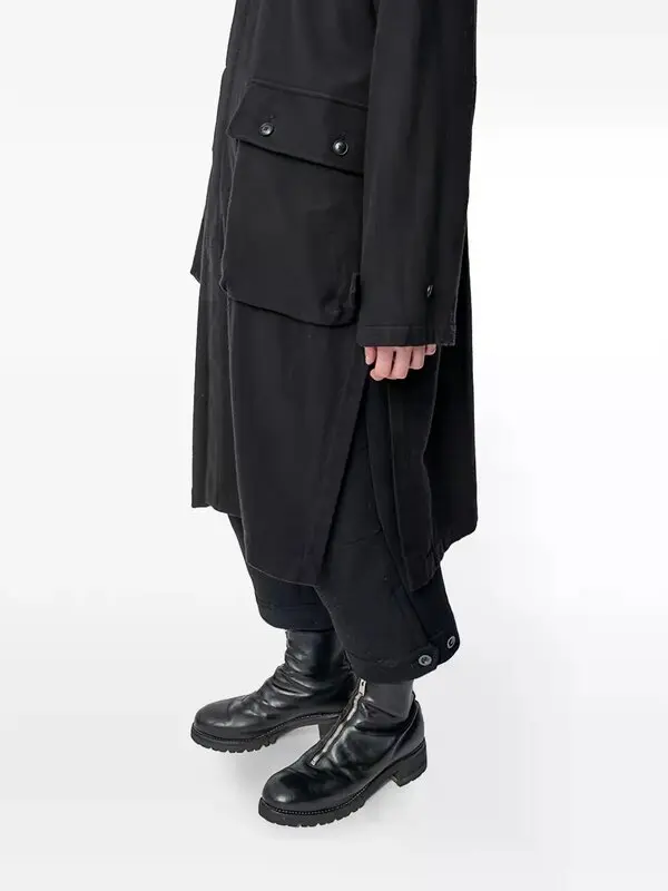 THE VIRIDI-ANNE Hooded Button-up Parka