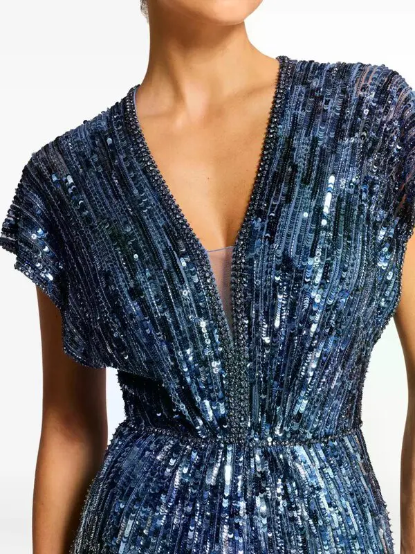 Jenny Packham Dusk Sequin Embellished Dress