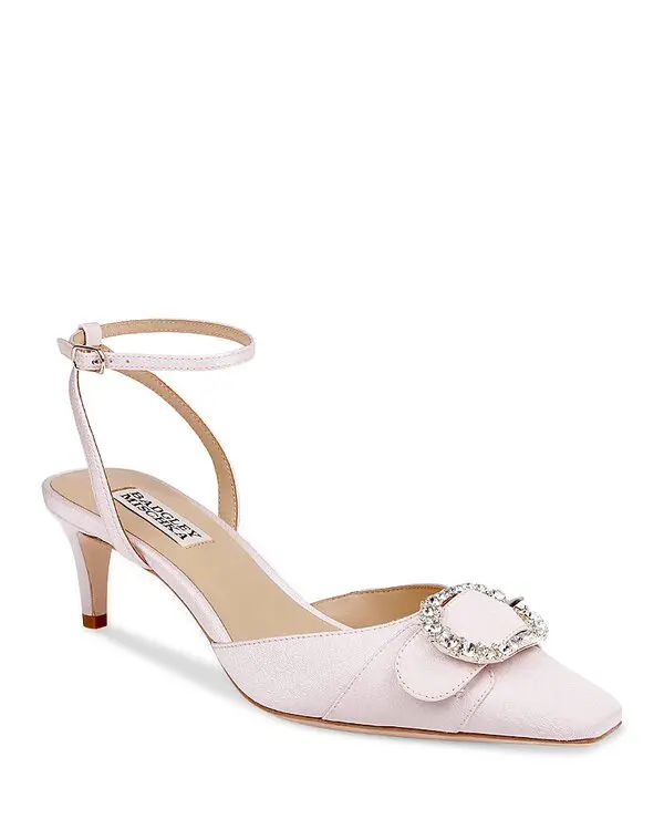 Badgley Mischka Odesza Leather Pumps - Pink