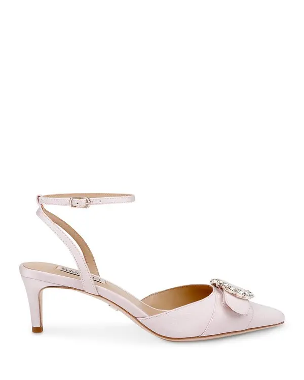 Badgley Mischka Odesza Leather Pumps - Pink