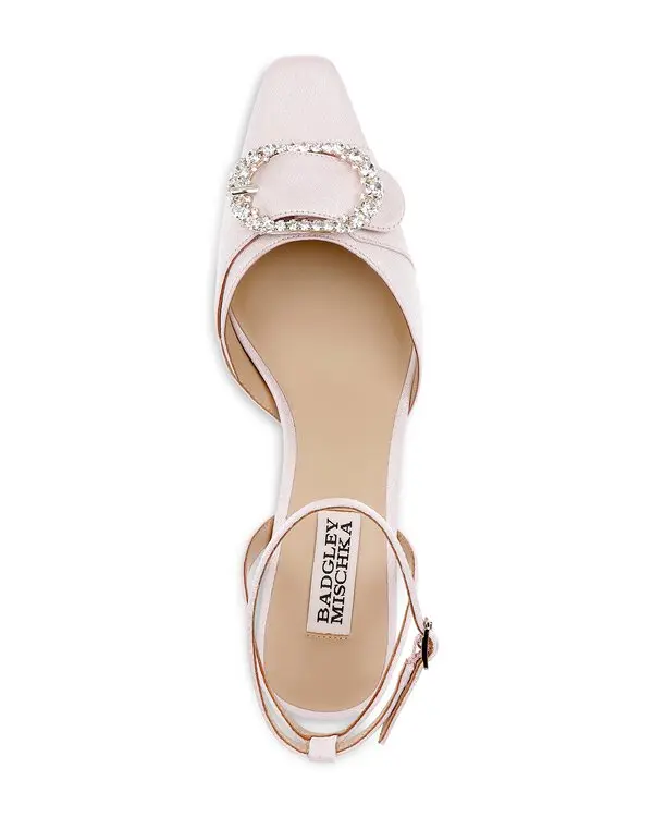 Badgley Mischka Odesza Leather Pumps - Pink