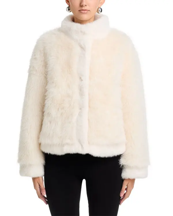 Love Token Faux Fur Jacket