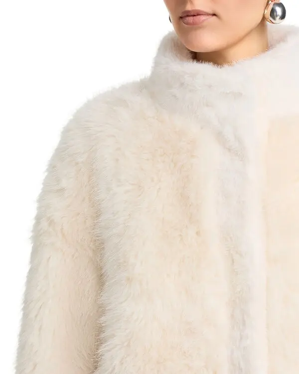Love Token Faux Fur Jacket