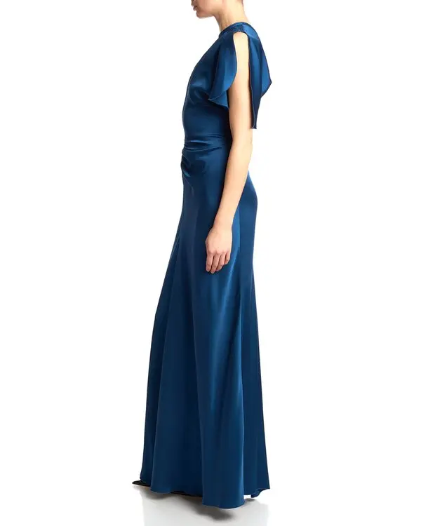 Victoria Beckham Isabella Gown - Dark Ocean