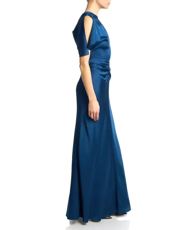Victoria Beckham Isabella Gown - Dark Ocean