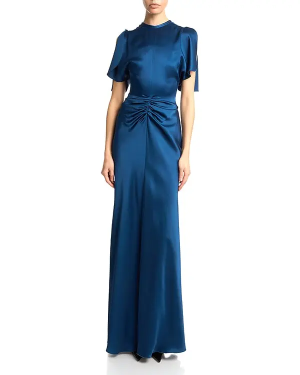 Victoria Beckham Isabella Gown - Dark Ocean