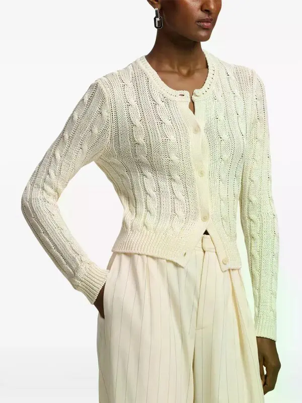 Ralph Lauren Cable-knit Buttoned Cardigan