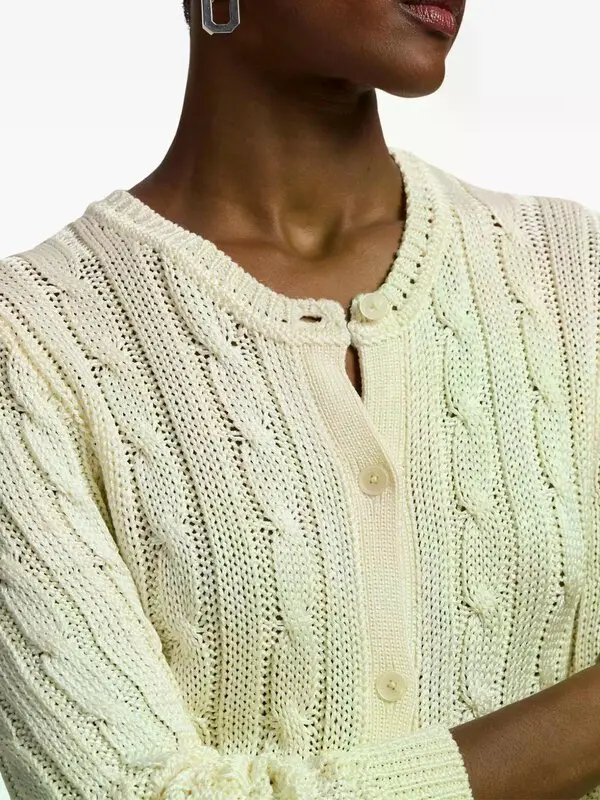 Ralph Lauren Cable-knit Buttoned Cardigan