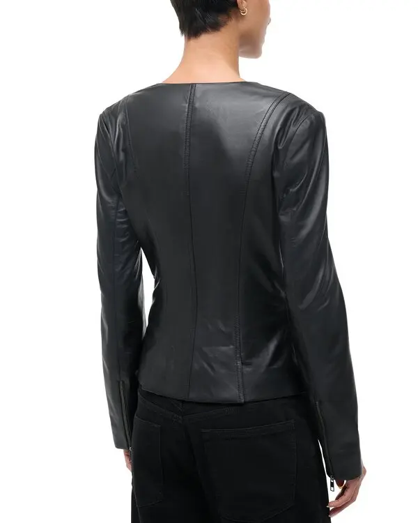 Staud Wells Leather Jacket