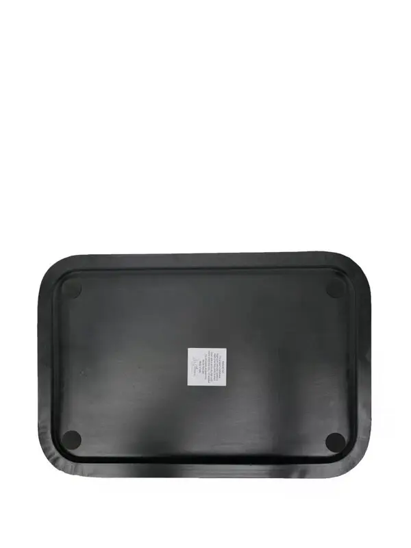 LES-OTTOMANS X Browns Palm Tree-print Iron Tray