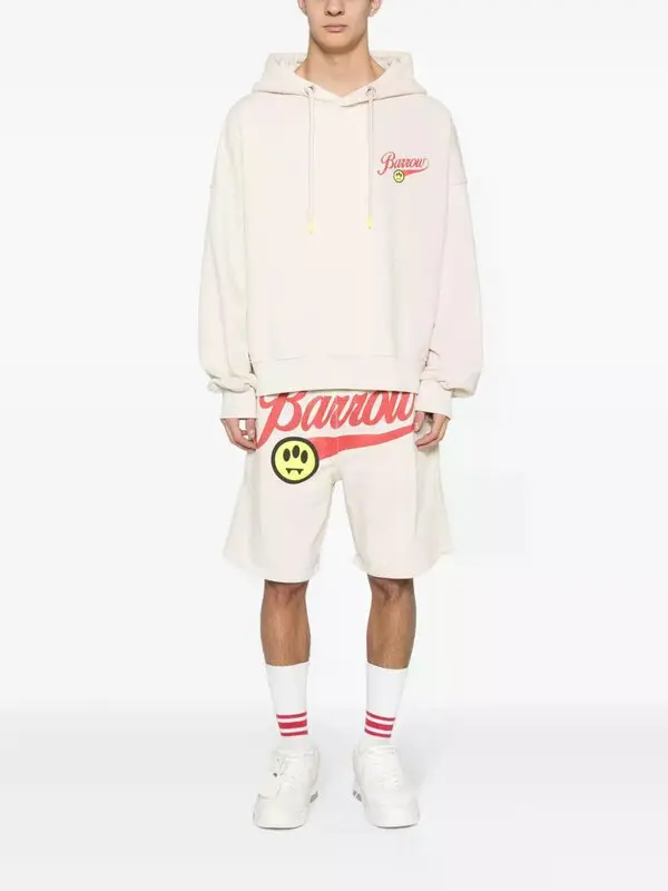 BARROW Logo-print Thigh-length Shorts