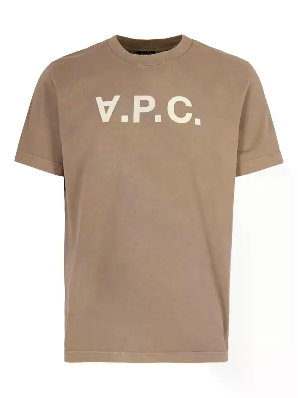 A.p.c. Cotton T-shirt - Neutrals
