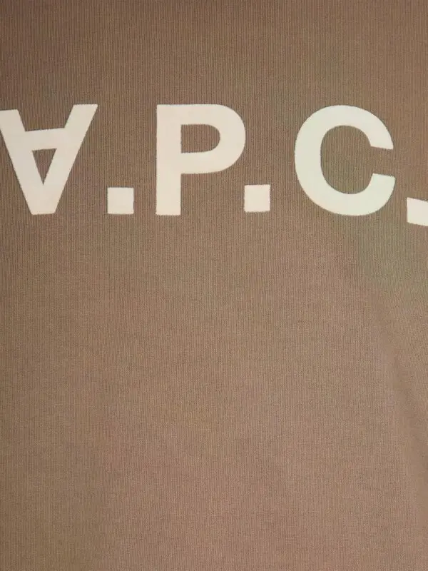 A.p.c. Cotton T-shirt - Neutrals