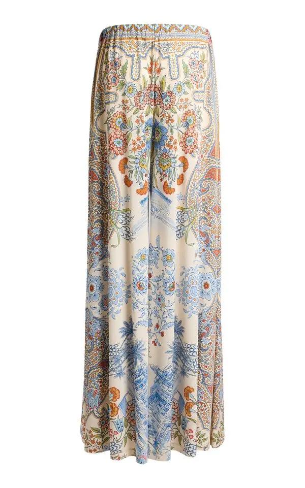 Etro Printed Wide-leg Pants
