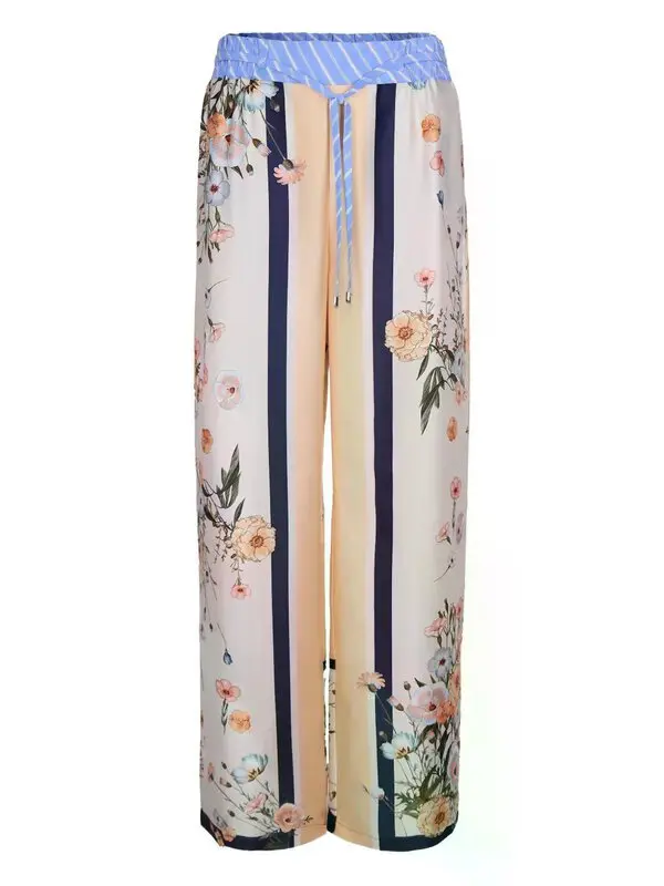 Liu Jo Floral Print Palazzo Pants