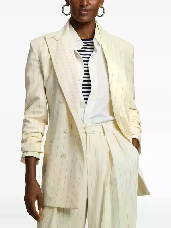 Ralph Lauren Double-breasted Striped Ramona Jacket