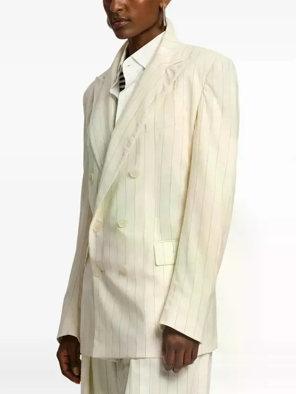 Ralph Lauren Double-breasted Striped Ramona Jacket