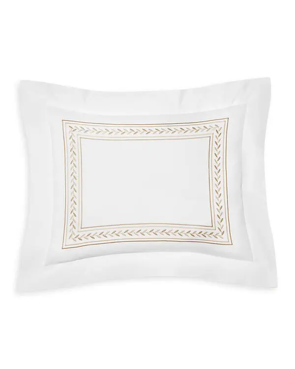 PRATESI Impero King Sham - White/beige