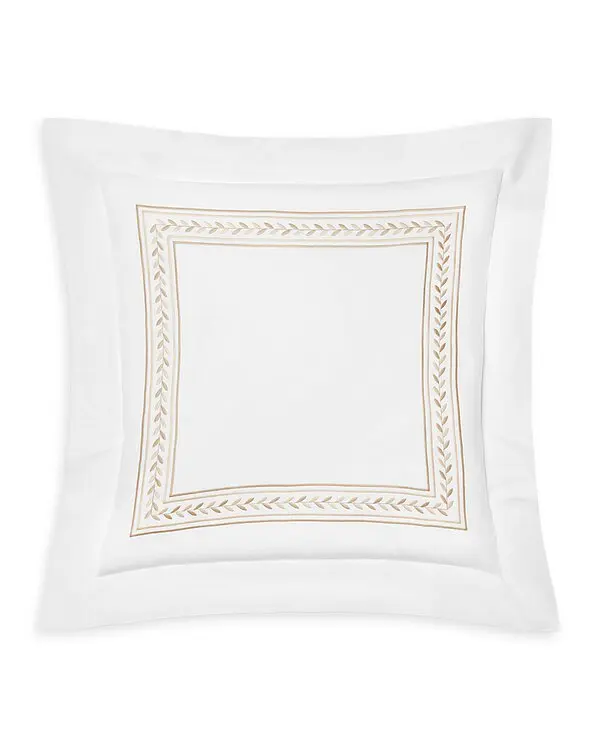 PRATESI Impero Euro Sham - White/beige