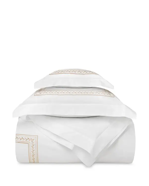 PRATESI Impero Euro Sham - White/beige