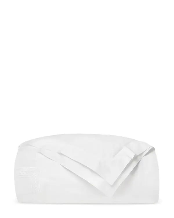 PRATESI Impero Duvet Cover, Twin - White/white