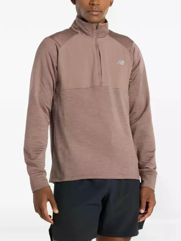 NEW BALANCE Half-zip Long-sleeve Sweatshirt